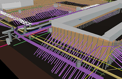 Underground Utility BIM Modeling Services | Advenser
