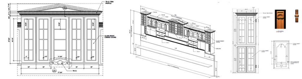 Millwork Shop Drawing Services - Well Engineered and Coordinated